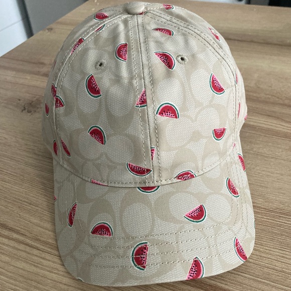 Coach | Accessories | Limited Edition Coach Watermelon Hat | Poshmark